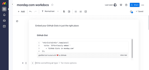 GitHub Gists Embedded